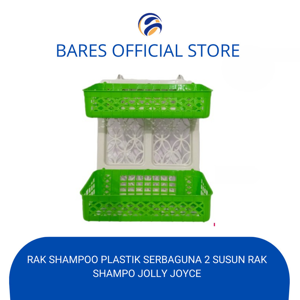 Jual Rak Shampoo Plastik Serbaguna 2 Susun Rak Shampo Jolly Joyce ...