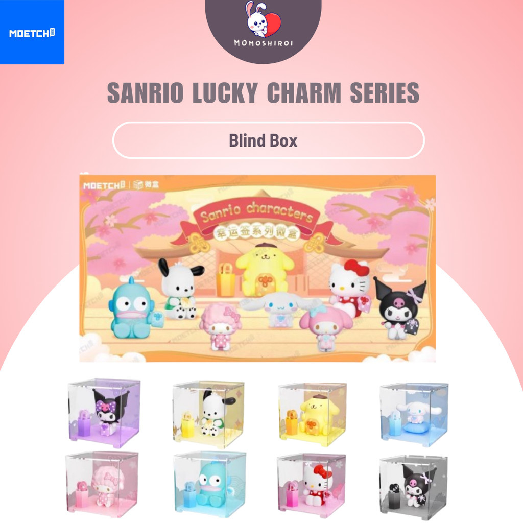 Jual SANRIO LUCKY CHARM SERIES Moetch Figure micro box blind box figure ...