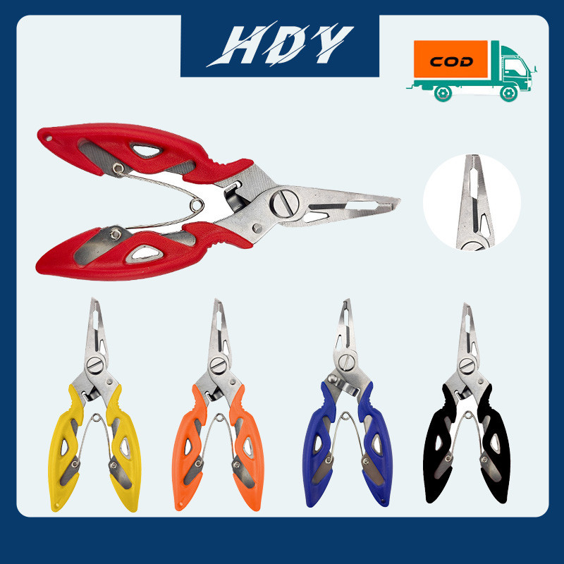 Jual HDY Tang Gunting Kail Pancing Stainless Steel Fish Hook Remover ...