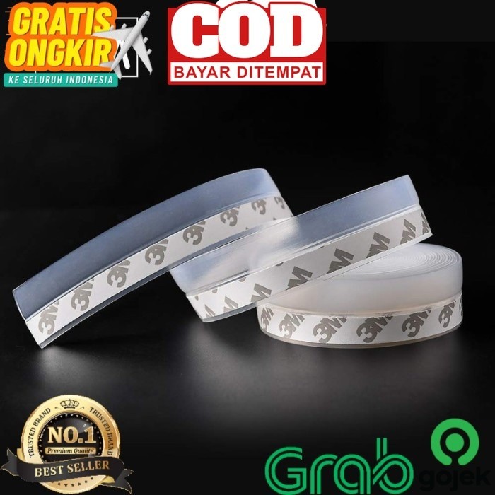 Jual Lakban Silikon Penutup Celah Pintu Lem Perekat 3M Door Silicone ...