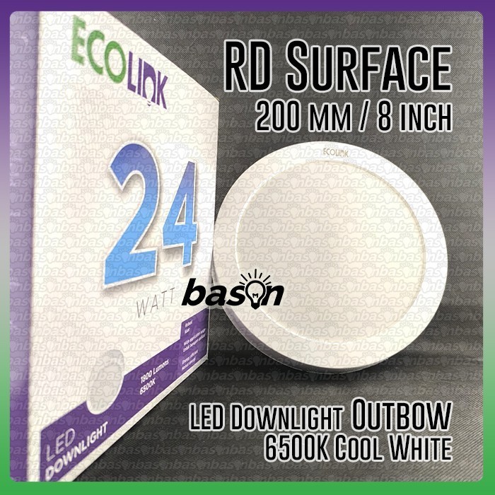 Jual ECOLINK RD Surface Mounted 24W - Lampu Plafon Downlight Outbow ...