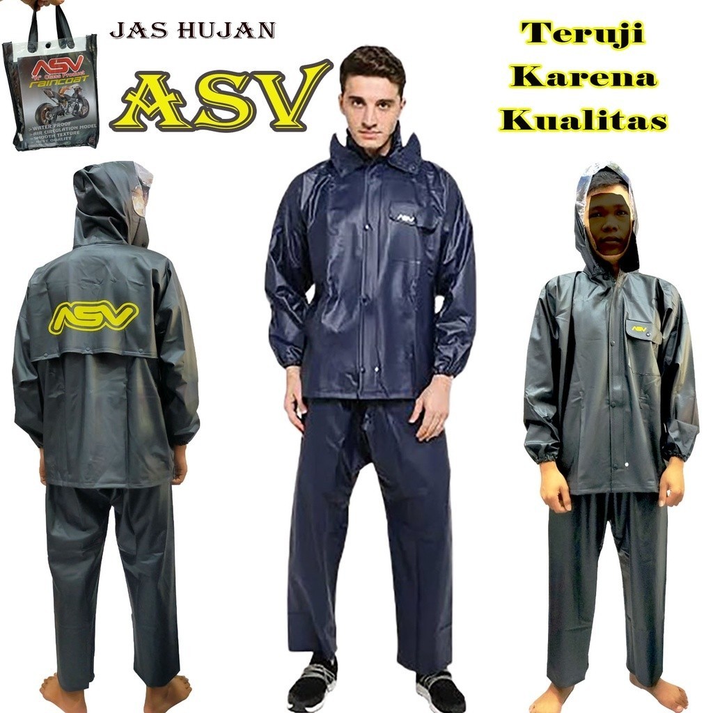 Jual AK38UA JUAL Jas Hujan ASV 1 Grade A 01 Karet Set jaket Celana ...