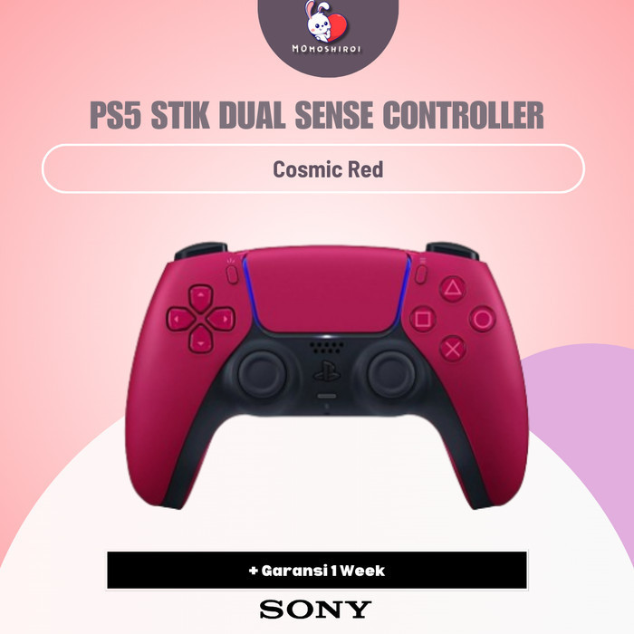 Jual PS5 Dualsense Stik Controller Playstation 5 Sony Cosmic Red Stick ...