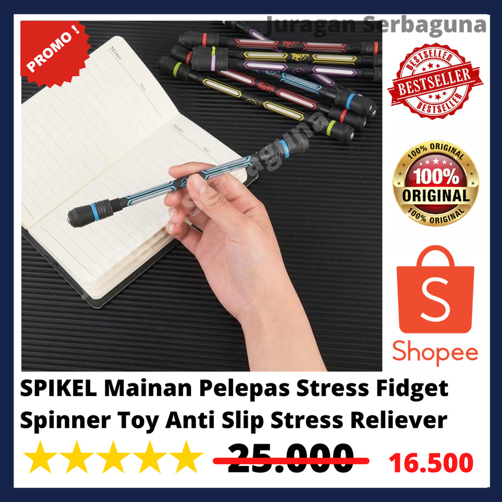 Jual SPIKEL Mainan Pelepas Stress Fidget Spinner Toy Anti Slip Stress ...