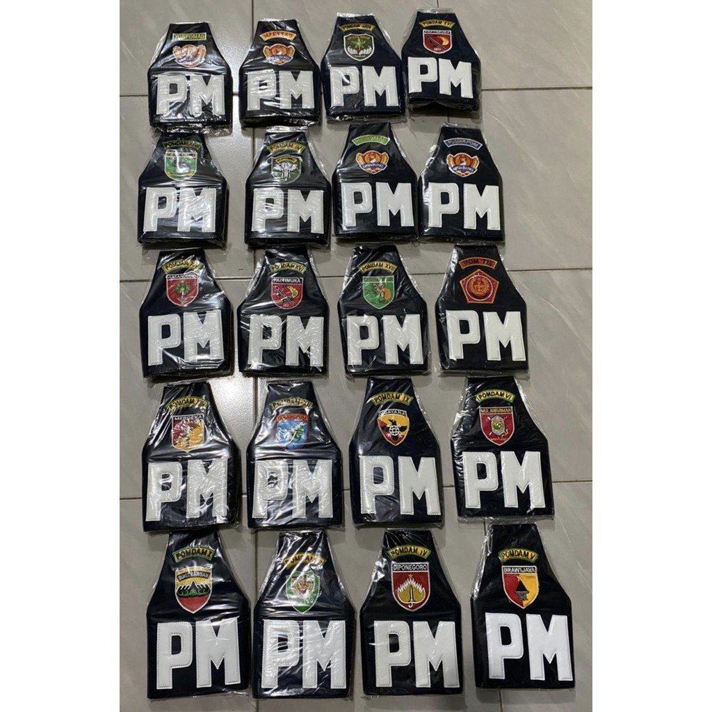 Jual LAS BAN TANGAN POMAD+LOGO / BAN LENGAN PM + LOGO | Shopee Indonesia