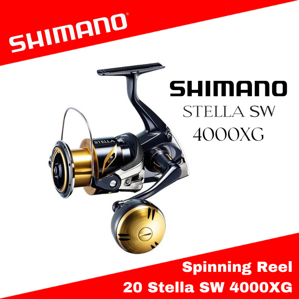 Jual Shimano Spinning Reel 20 Stella SW 4000XG | Shopee Indonesia