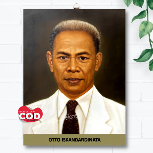 Jual Foto Poster Otto Iskandardinata Pahlawan Indonesia - Walldecor ...