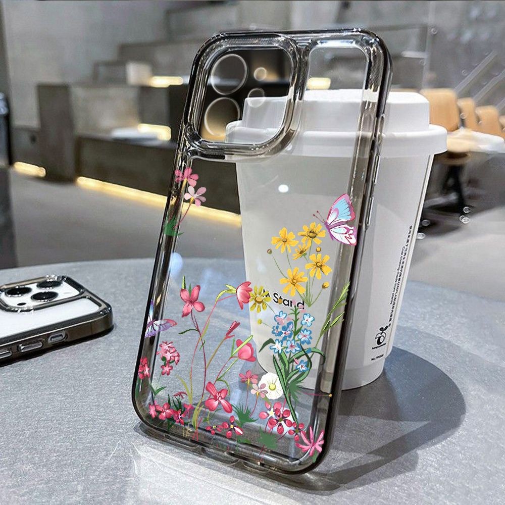 Jual Flower Butterfly Softcase POCO F6 X6 5G X6 Pro 5G M6 Pro Print ...