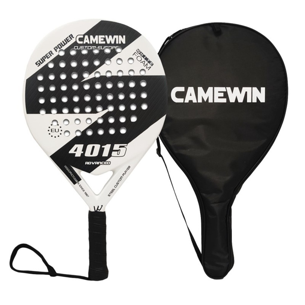 Jual Camewin Padel Racket Beach Tennis Carbon Fiber and EVA Smooth ...