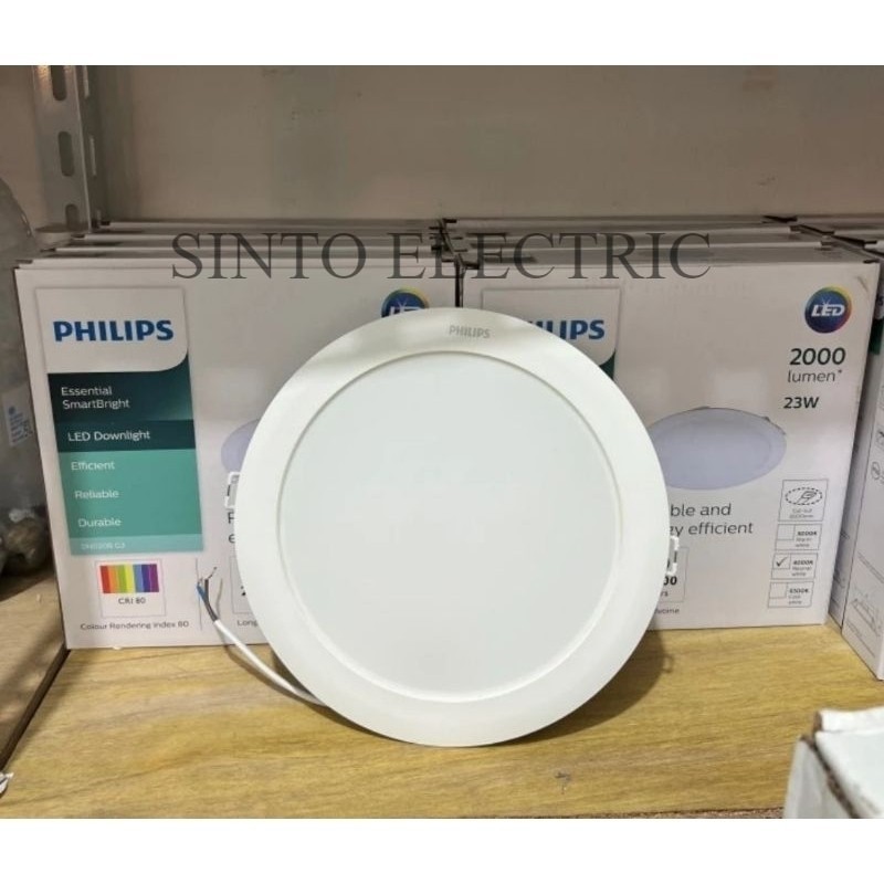 Jual Philips LED DN020B GEN3 23W 23 W WATT DOWNLIGHT PANEL 8 INCH ...