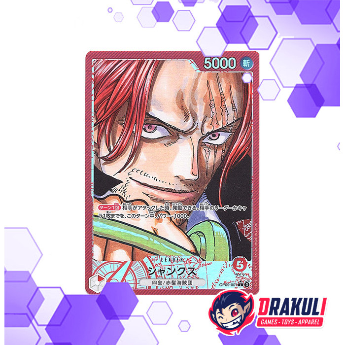 Jual One Piece Card Game - Shanks (Parallel) OP09-001 P-L | Shopee ...