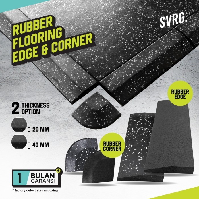 Jual SVRG Rubber Flooring Edge & Corner Ramp - Tanjakan Finishing ...