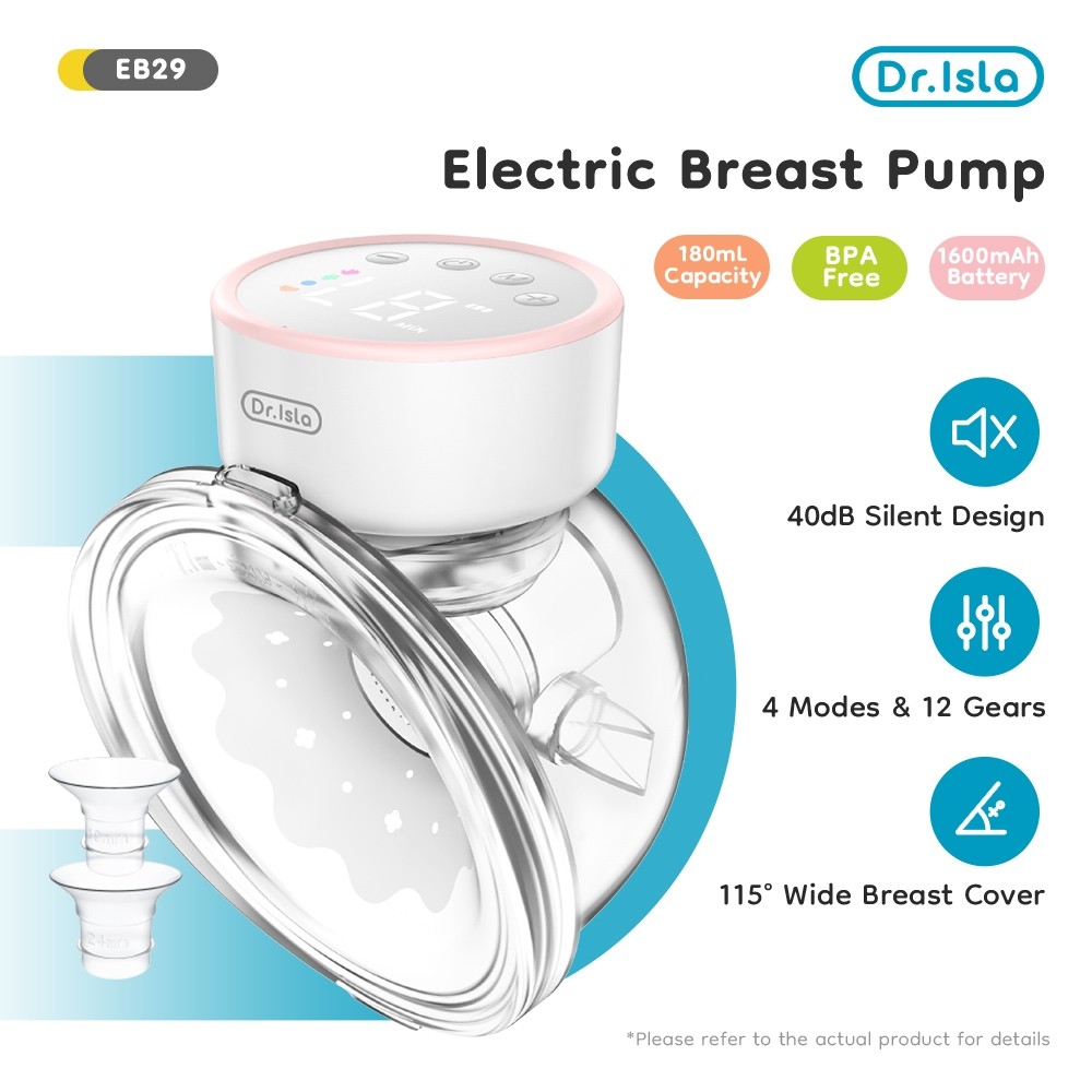 Jual Dr.isla Pompa Asi Electric Handsfree Hisap Kuat Breast（ASI Bayi ...
