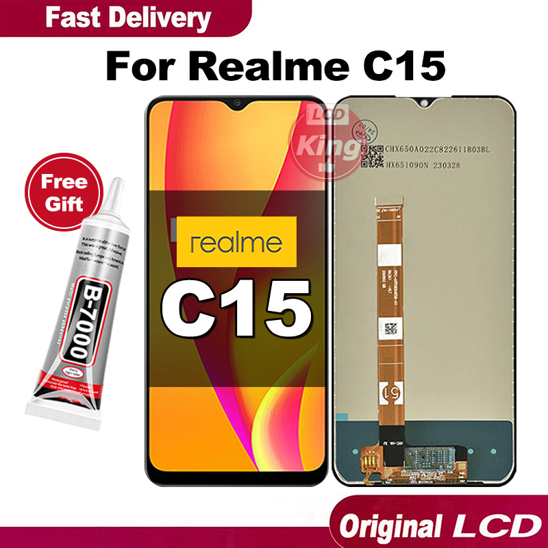 Jual KING LCD FOR Realme C15 hp Touchscreen Fullset For Glass Touch ...