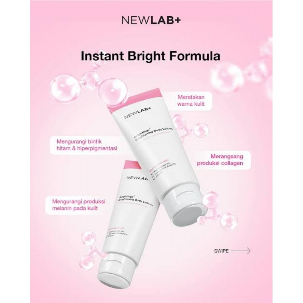 Jual NEWLAB BRIGHTLOGY BRIGHTENING BODY LOTION | Shopee Indonesia