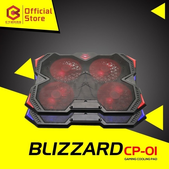 Jual Cyborg Gaming Cooling Pad CP-01 (Blizzard) | Shopee Indonesia