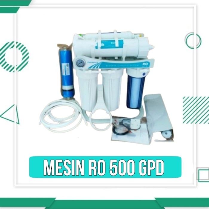 Jual Mesin RO 500gpd reverse osmosis 500 gpd extrepure presure gauge ...