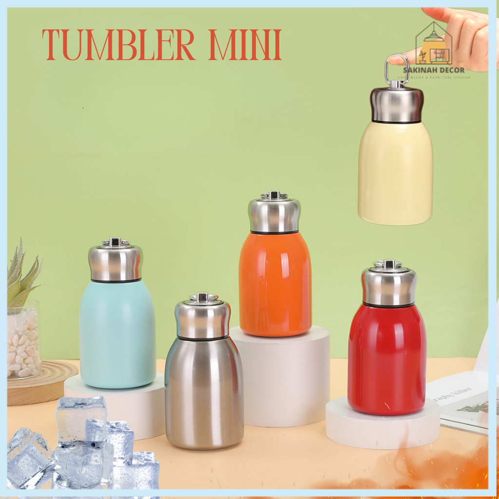 Jual Mini Thermos 300ML Stainless Steel Tahan Panas Mini Tumblr ...