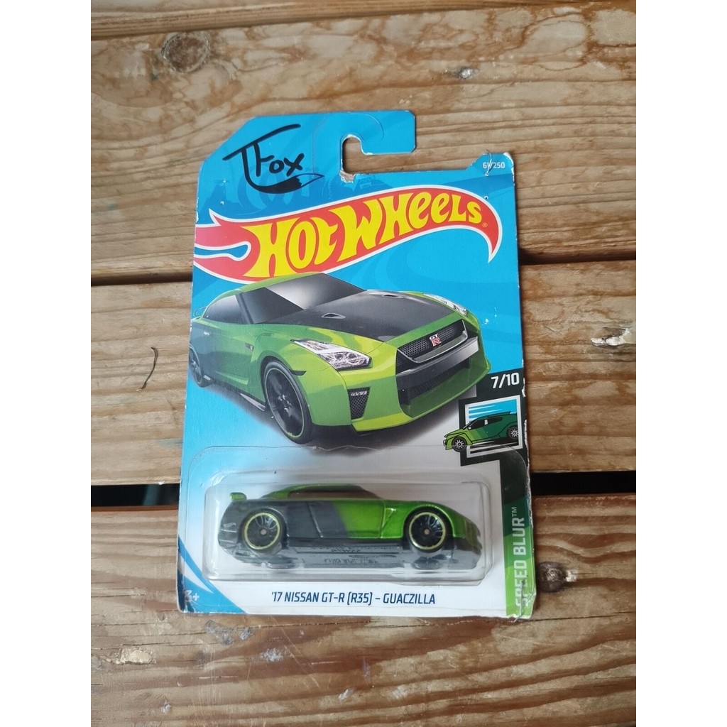 Jual hotwheels Nissan GT-R R35 guaczilla | Shopee Indonesia