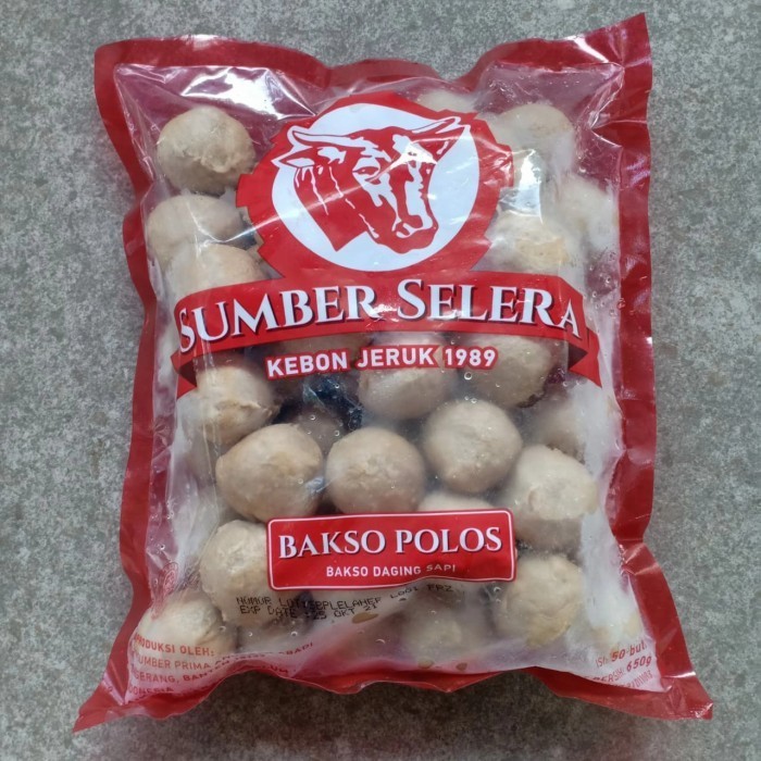 Jual Sumber selera bakso sapi polos 650g (50 btr) | Shopee Indonesia