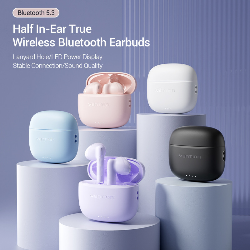 Jual VENTION Earphone Bluetooth TWS V5.3 ENC ELF E03 - NBH | Shopee ...