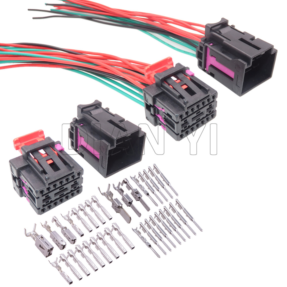 Jual 1 Set 17 Way Starter Car Seat Wire Cable Socket For VW Audi ...