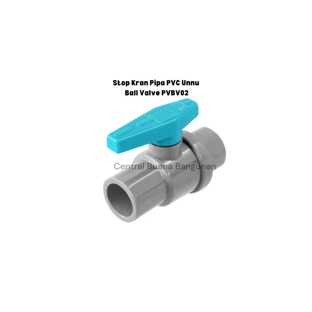 Jual Stop Kran Pipa PVC Ball Valve PVBV02 Unnu | Shopee Indonesia