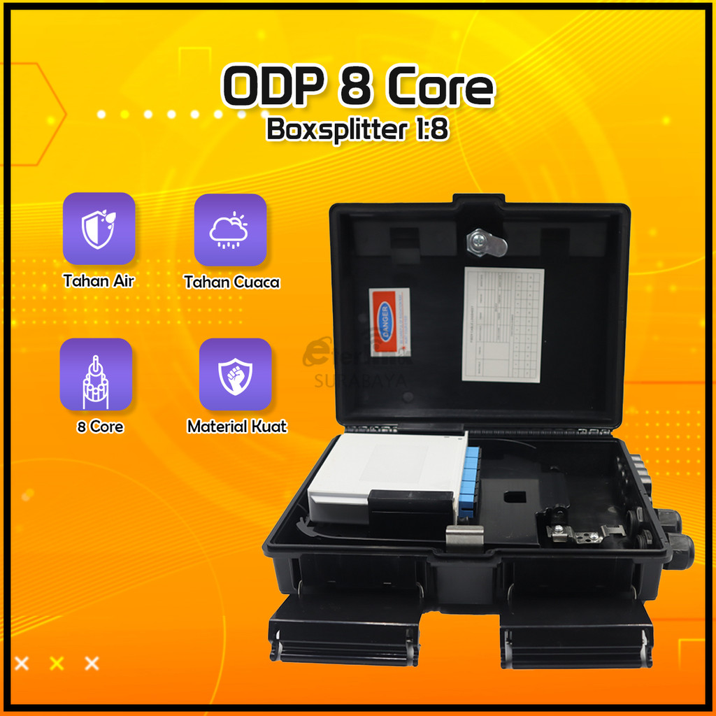 Jual Optical Distribution Point Dengan Double Lock ODP 8 Core Lengkap ...