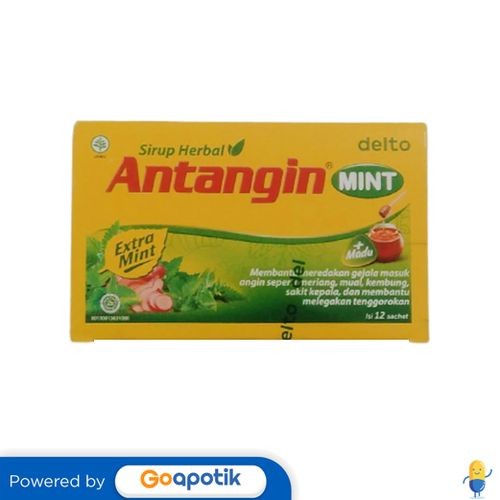 Jual Antangin Cair Mint 15 Ml Box 12 Sachet | Shopee Indonesia