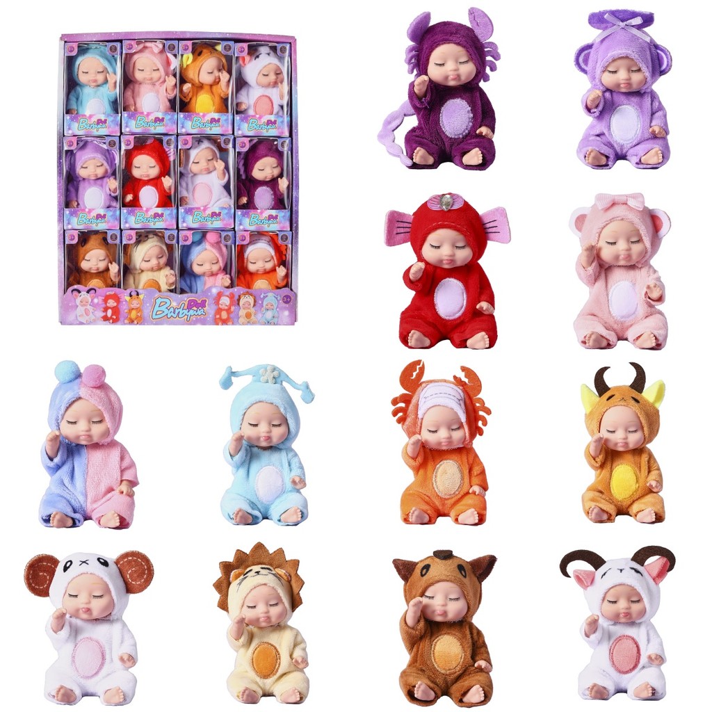 Jual New Mini Reborn Baby Doll Set Cute Sleep Baby Doll with Clothes ...