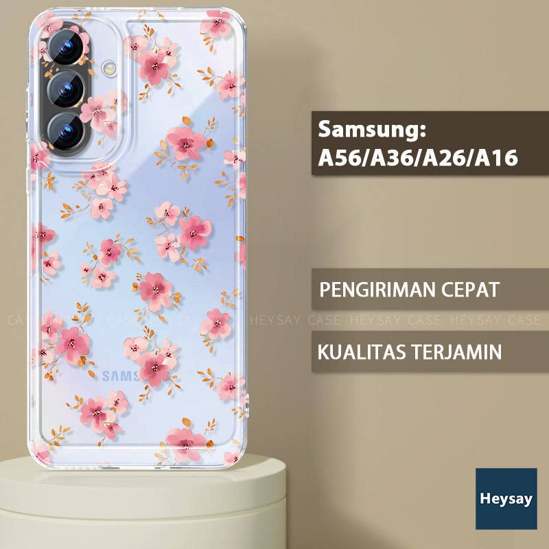 Jual Heysay Untuk Casing Bunga Galaxy A56 5G Case Hp Samsung A36 A26 A06 A16 4G 5G Flower A56 ...