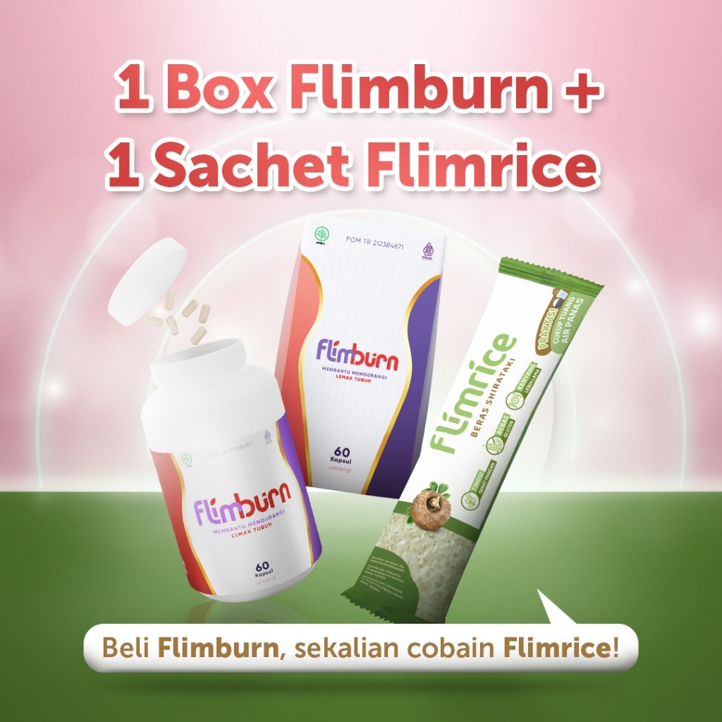Jual 1 box Flimburn + 1 sachet Flimrice | Shopee Indonesia