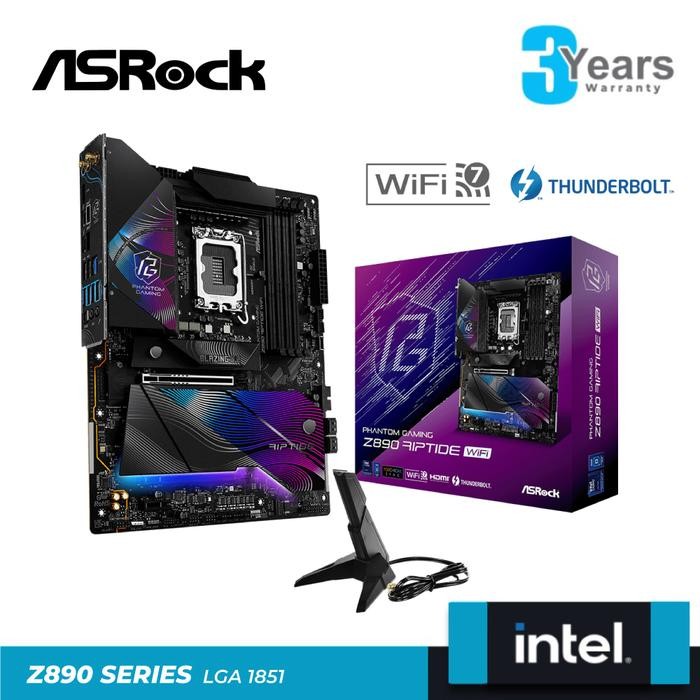 Jual ASROCK PHANTOM GAMING Z890 Riptide WiFi | Motherboard Intel Z890 ...