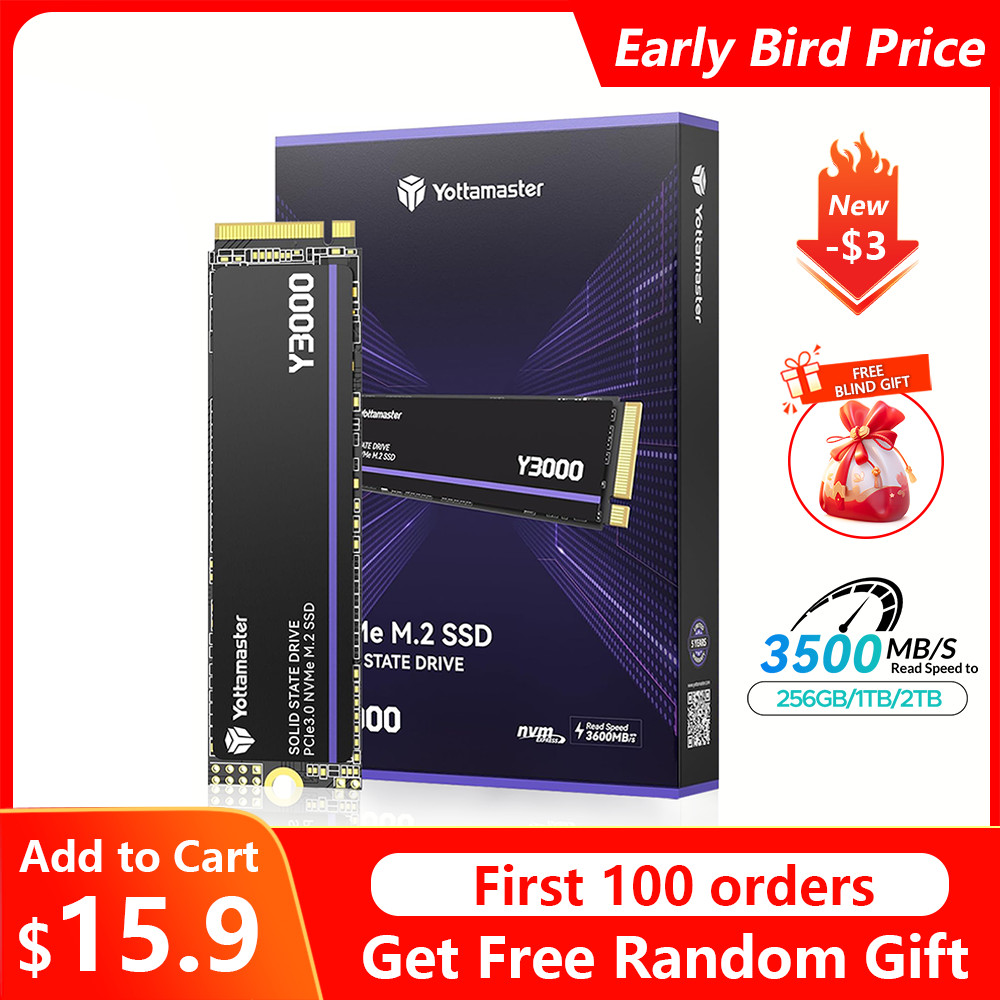 Jual Yottamaster Y3000 2TB 1TB 512GB 256GB M.2 2280 NVMe Internal Solid ...