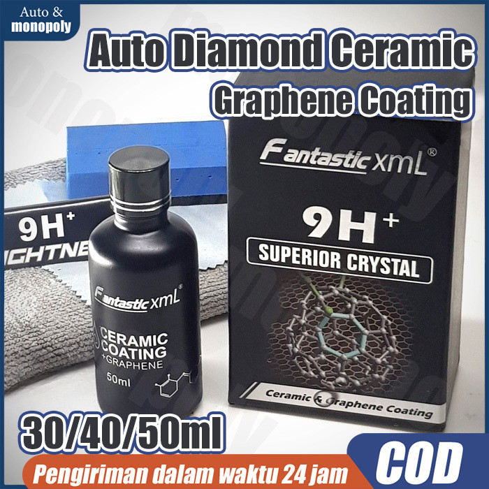 Jual Auto Diamond Ceramic Graphene Coating /30-50ml - 9H+ /Ceramic Coating Mobil Crystal ...