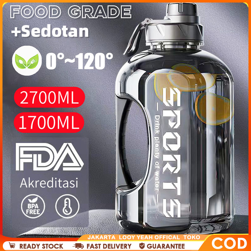 Jual 1.7L/2.7L Botol Minum Besar Botol Gym & Fitness Botol Gym ...