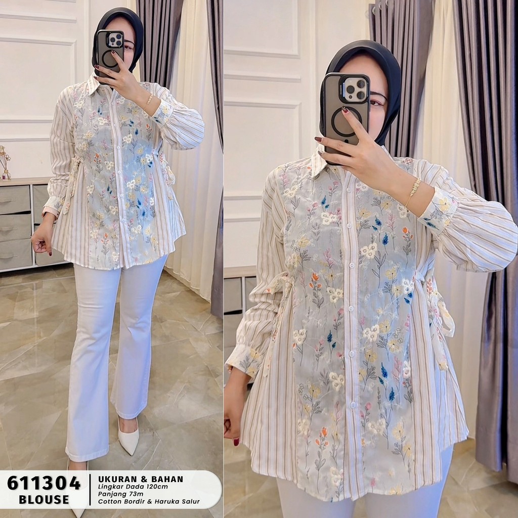 Jual EXTU HERITAGE LISA BLOUSE ATASAN (41532, 611304,611338) | Shopee Indonesia