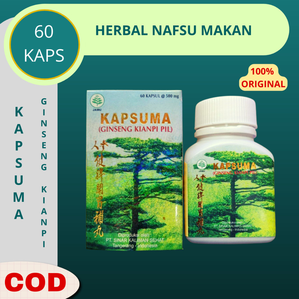 Jual Obat Gemuk Penambah Berat Badan dan Nafsu Makan Dewasa Kapsuma ...