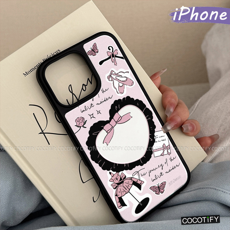 Jual Fashion Ballet Cermin Doff Case hp iPhone 16 15 13 12 14 Plus Pro ...