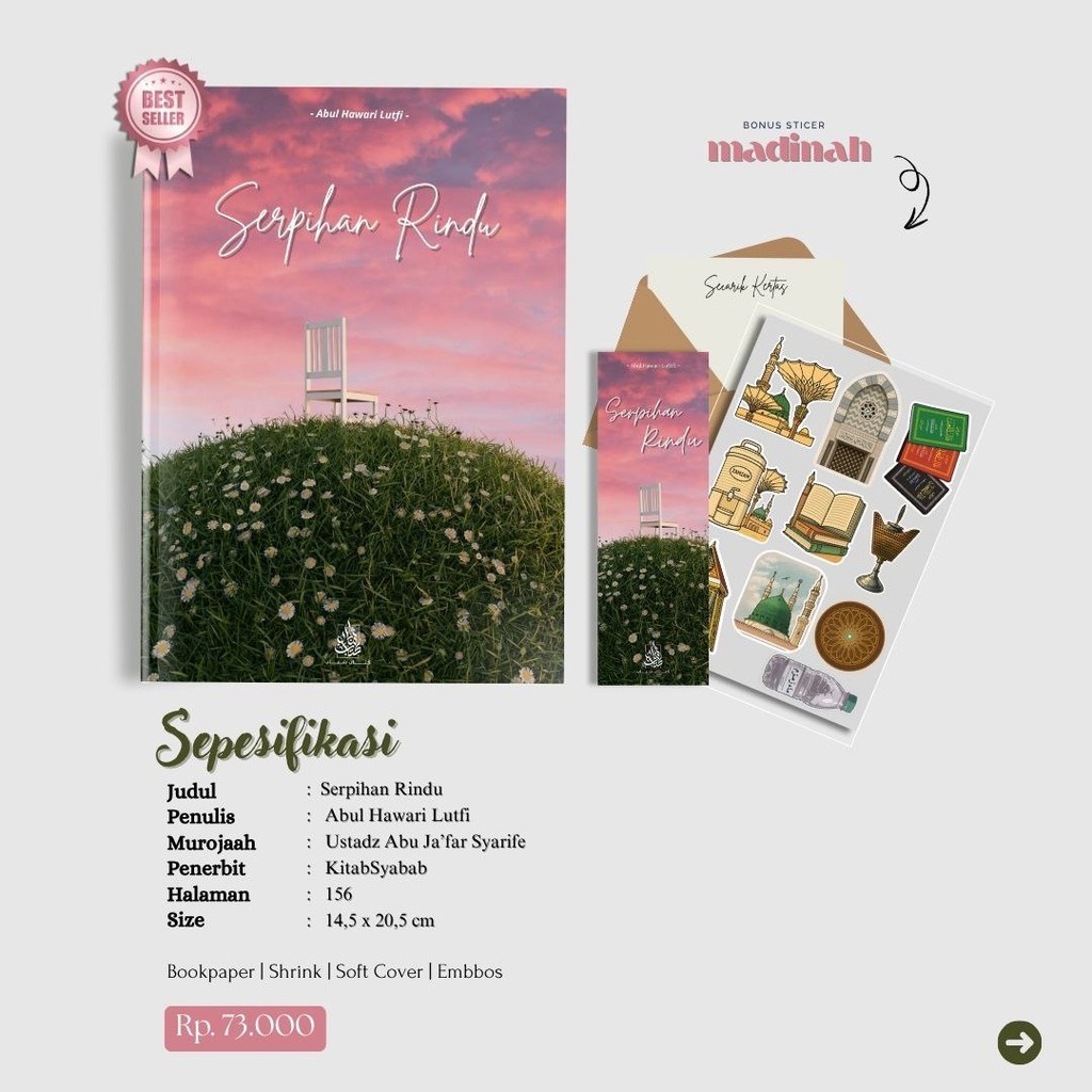 Jual Buku Serpihan Rindu Kisah Perjalanan Menuntut Ilmu di Yaman dan ...