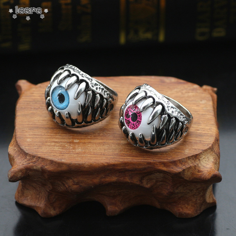 Jual COD Cincin Mata Setan Gaya Vintage Perhiasan Gaya Punk yang Trendi ...