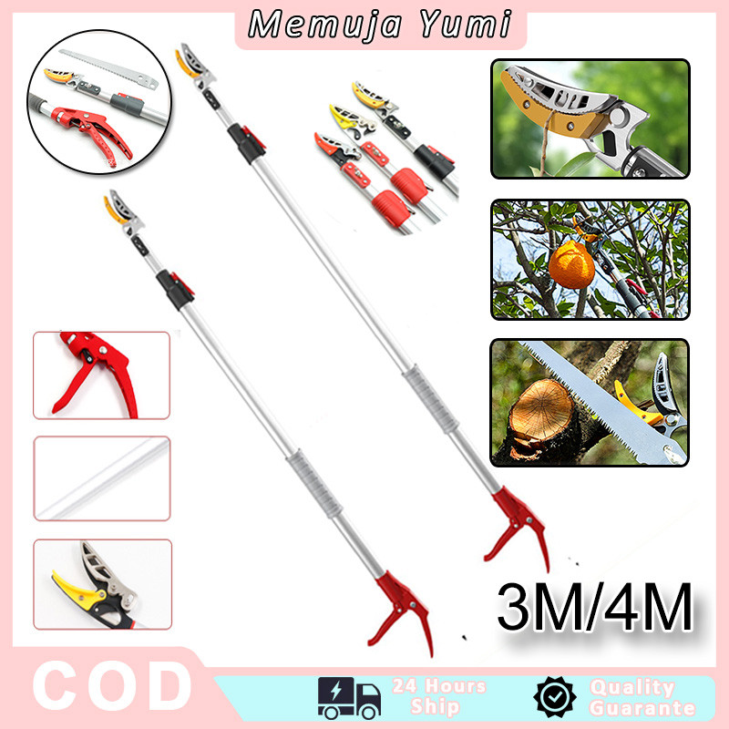 Jual Pemangkas Pohon Pemetik Buah (gergaji 2in1 + Gunting) /Pemangkas Untuk Pohon Tinggi ...