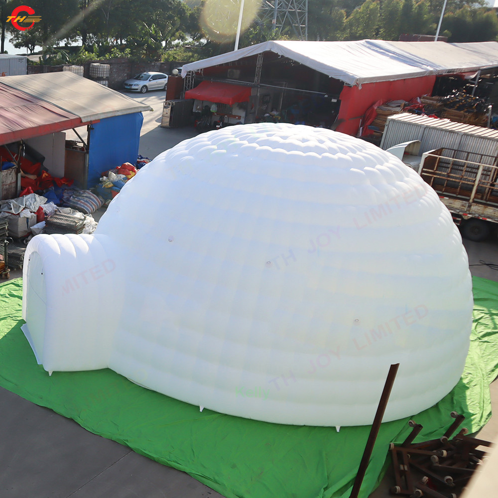 Jual Outdoor 10m Dia Giant Inflatable Igloo Tent Dome Commercial White ...