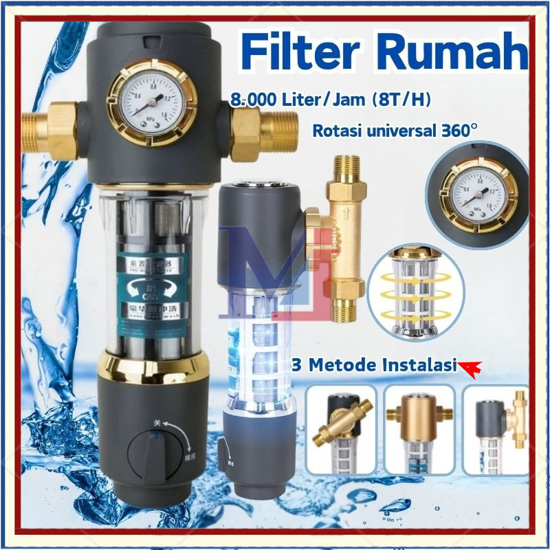 Jual 【COD】Filter Air Rumah Tanpa Ganti Filter Seumur Filter Kuningan ...
