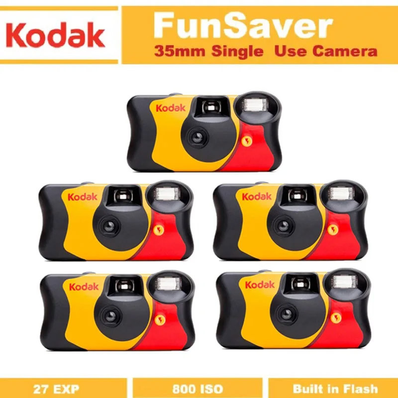 Jual 1-5 Pcs Original Kodak FunSaver Single Use Camera With Flash ...