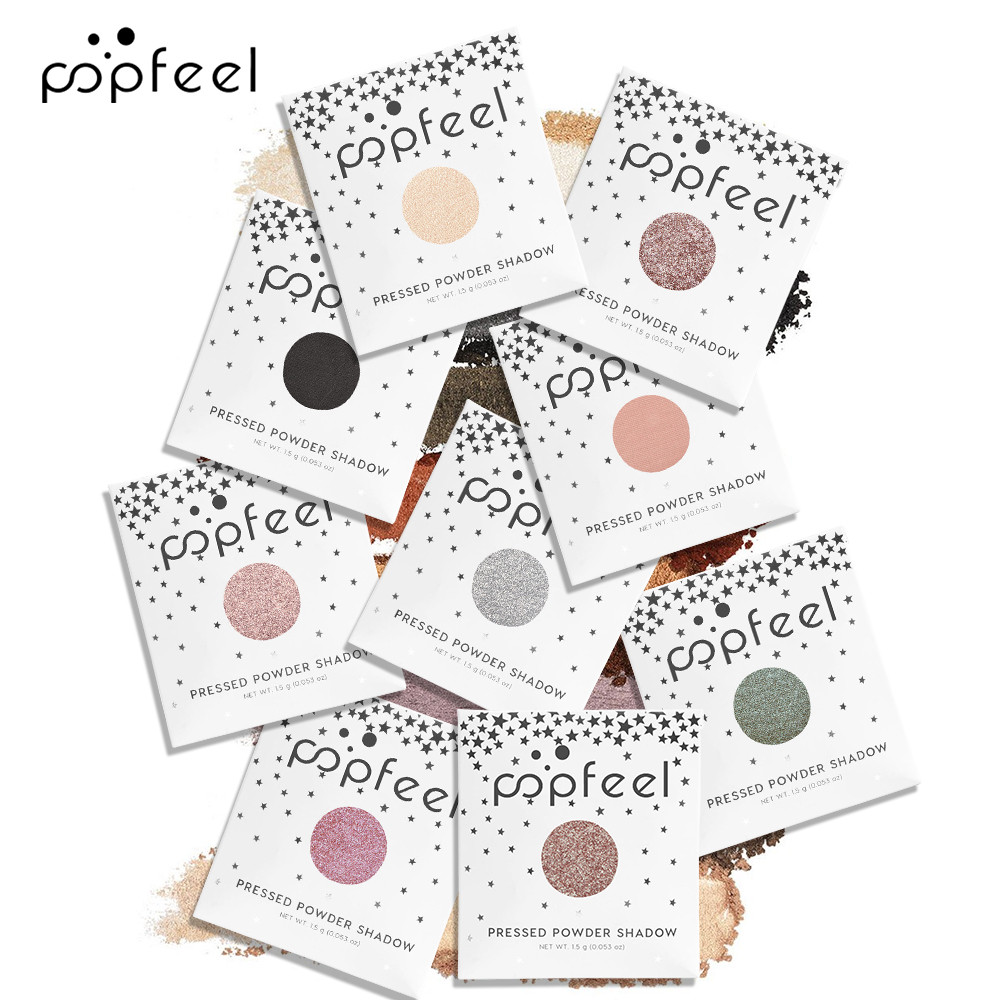 Jual POPFEEL Single Mini Eyeshadow Makeup Palette, High Pigmentation ...