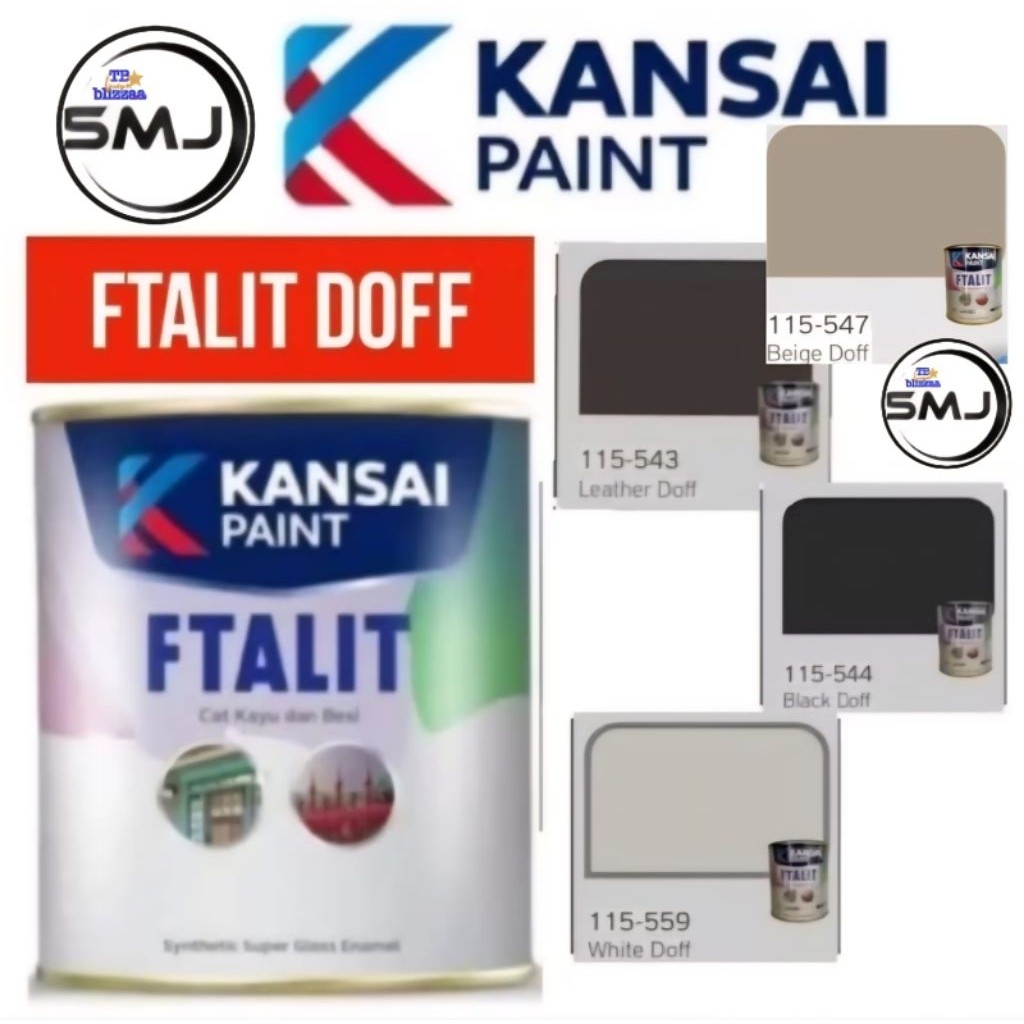 Jual Ftalit Dof Ftalit Leather Doff 543 White Doff 544 Black Doff 559 ...