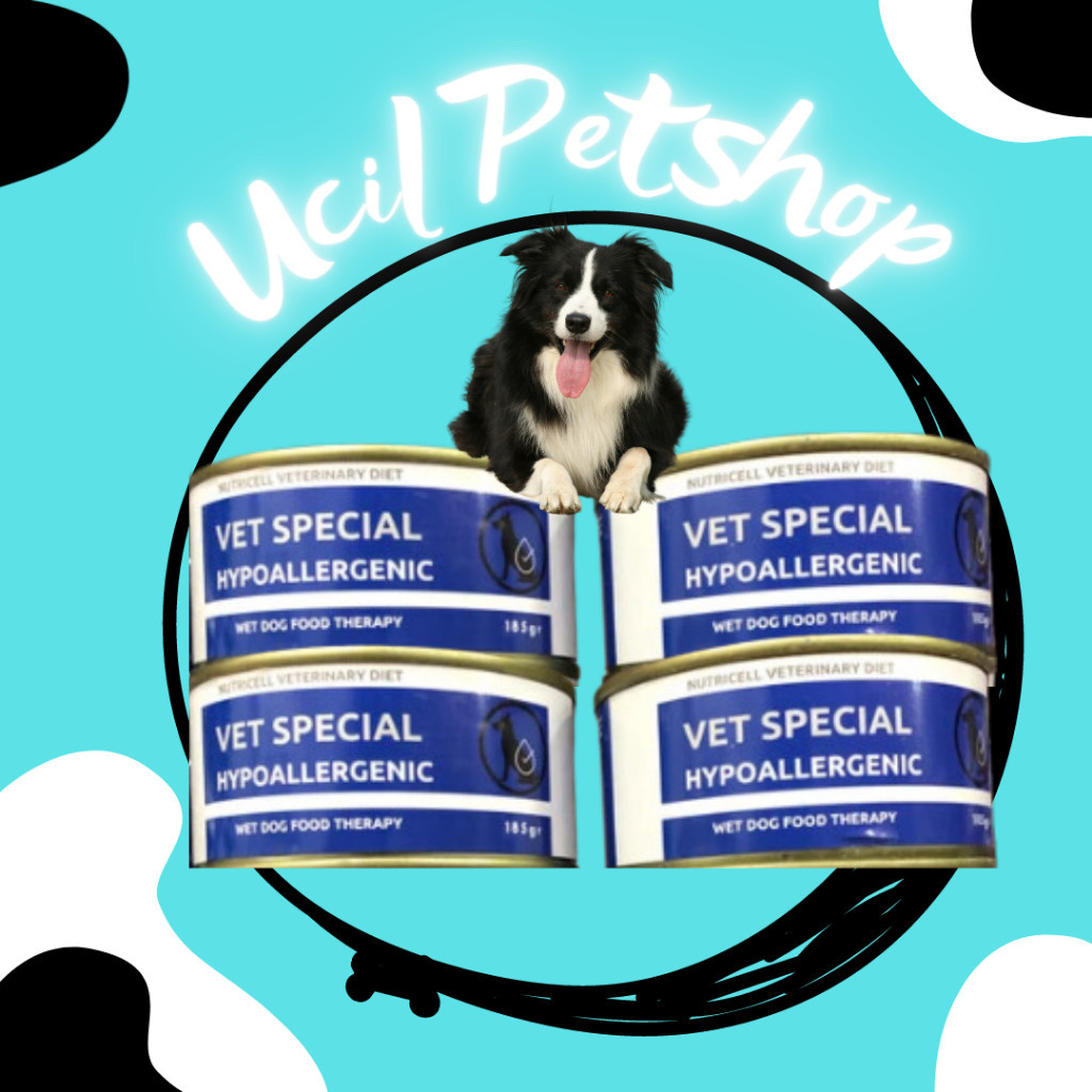 Jual Nutricell Vet Special Hypoallergenic Dog Wet Food 185gr | Shopee ...