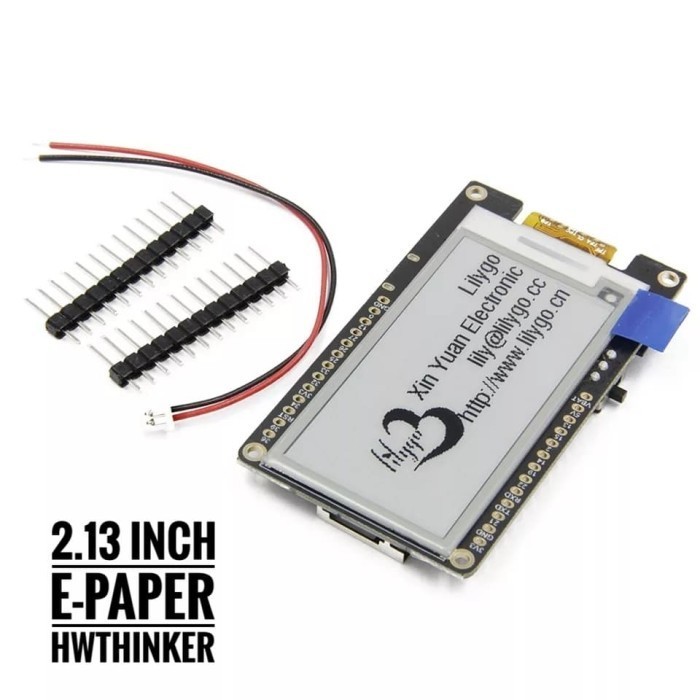 Jual DS99 TTGO ESP32 with T5-2.13 Display Inch E-Paper Epaper E-Ink EInk no OLED | Shopee Indonesia