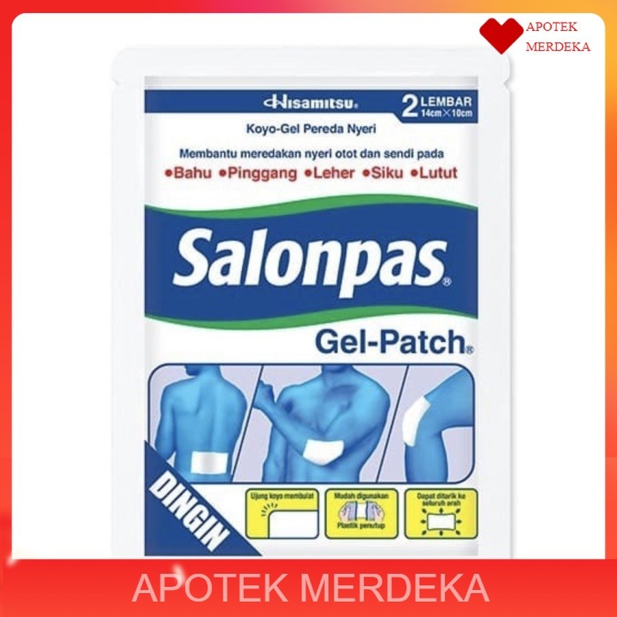 Jual Salonpas Gel Patch / Salonpas GEL PATCH 1 SACHET 2 LEMBAR | Shopee ...